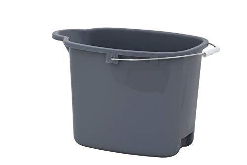Superio Plastic Bucket with Grip Handle, 16 Liter Large Spout Cleaning