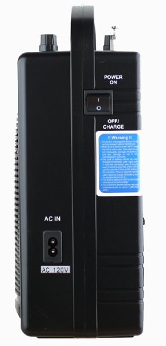 Hisonic HS120B 40W Portable PA System With Microphones AA Batteries (H