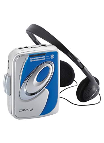 Craig Electronics Personal AM/FM Stereo Radio Cassette Player with Hea