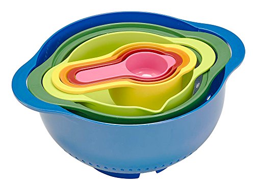 Kitchen Details 7 Piece Nesting Kitchen Set, Multi Color