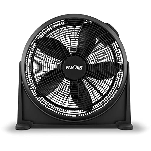 FanFair High Velocity Floor Fan - 20 Inch